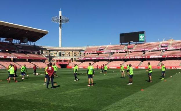 Granada-Zaragoza | Fran Rico, Álex Martínez, Nico Aguirre, Pozo y Quini ...