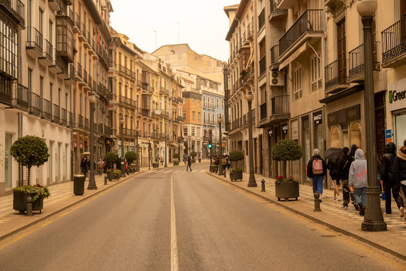 Fotos: La calima y el barro 'invaden' Granada | Ideal