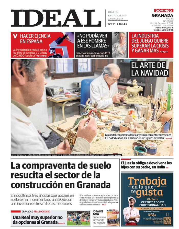 Hoy, 18 de diciembre, en la edición impresa de IDEAL | Ideal